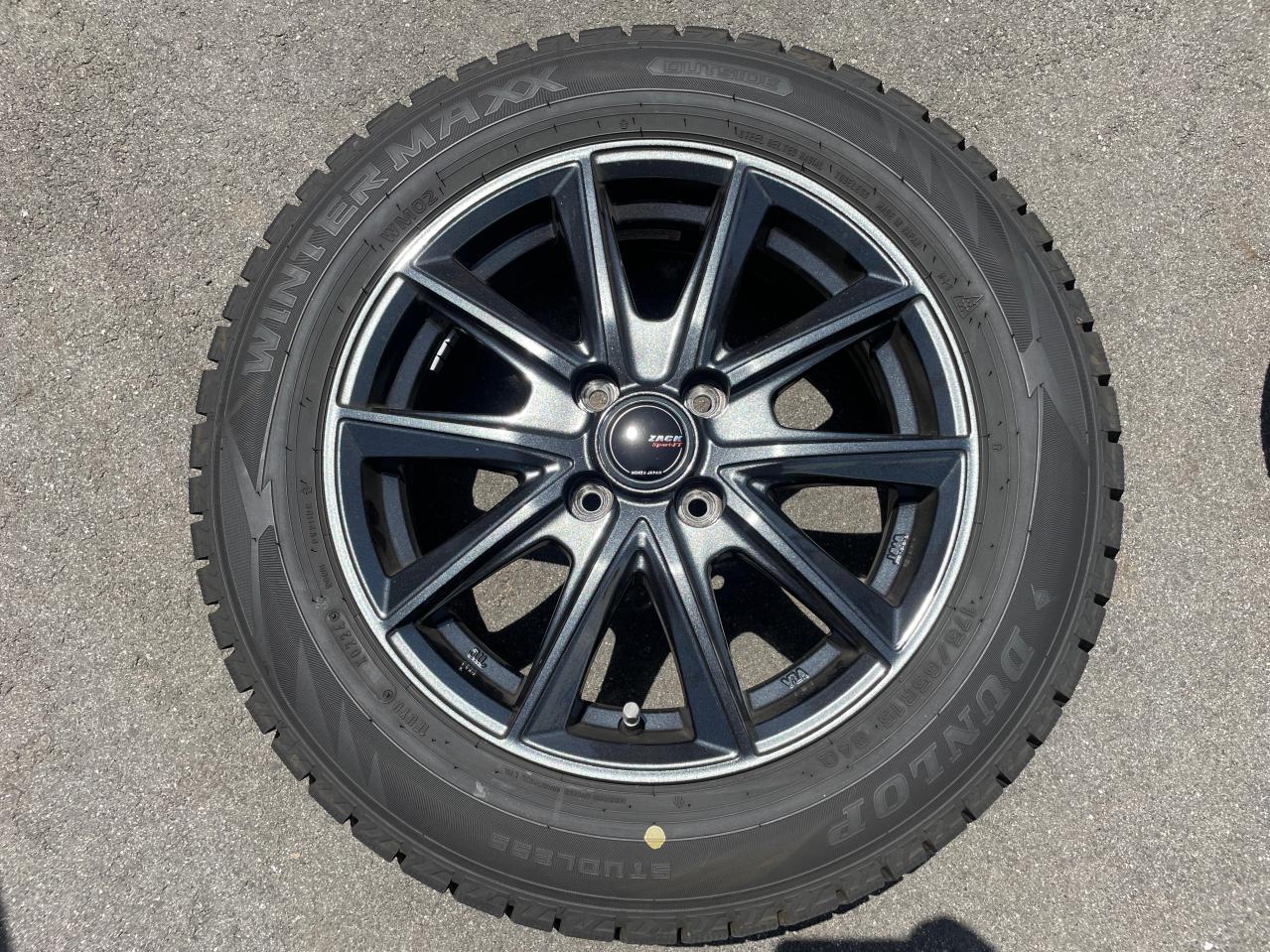 MONZA JAPAN ZACK Sport-FT + DUNLOP WINTER MAXX WM02 | カー用品 スタッドレスタイヤホイールセット 15インチスタッドレスタイヤホイール ...