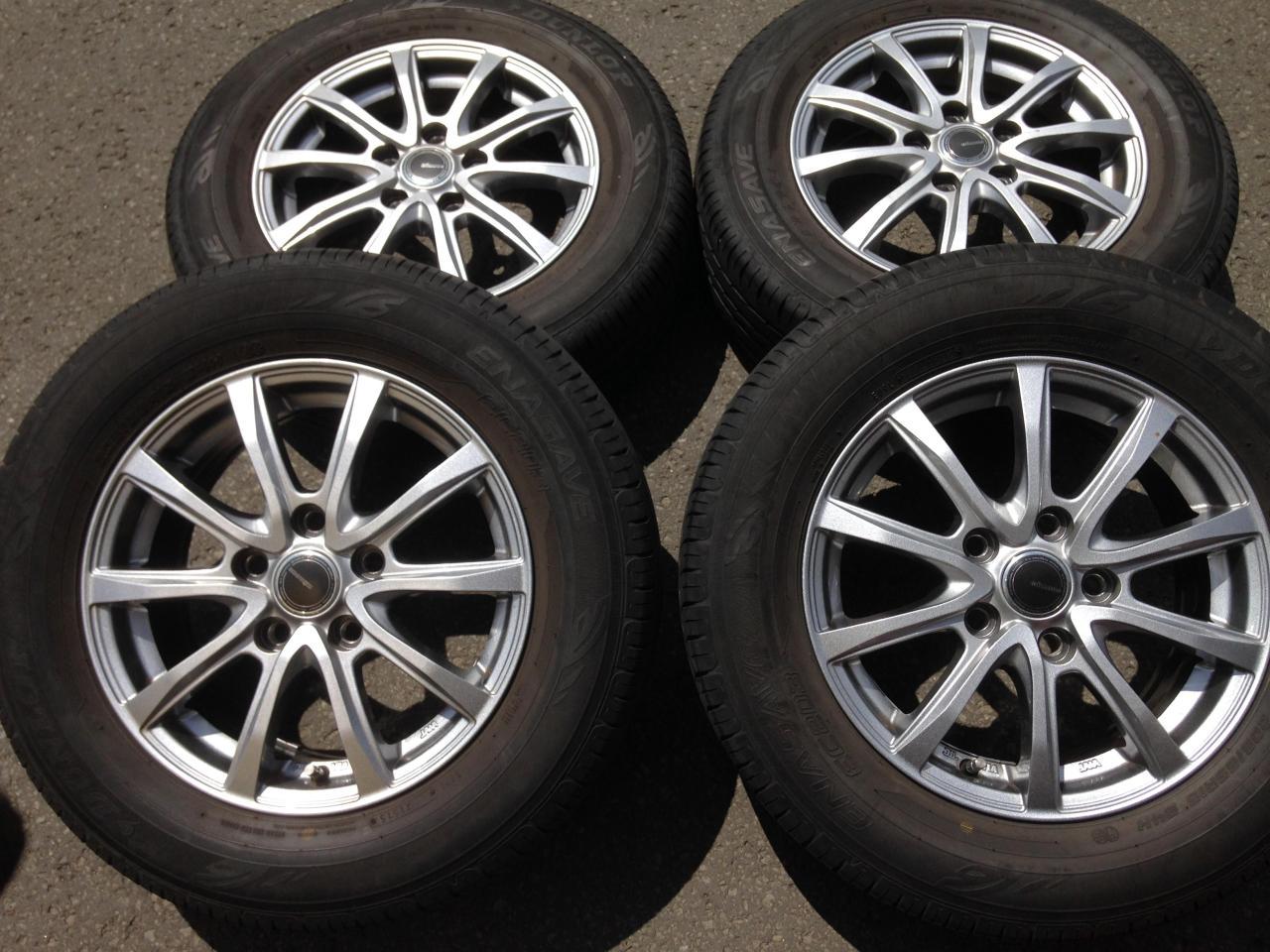 YOKOHAMA Millous VX + DUNLOP ENASAVE EC203 | 中古品 | アップガレージ 札幌厚別店 | カー用品 タイヤホイールセット 15インチタイヤホイール ...