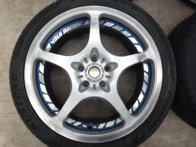 RAYS VOLK RACING CHALLENGE + KUSTONE PASSION P9 | 中古品 | アップガレージ ホイールズ ...