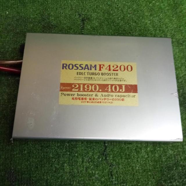 ROSSAM F4200 EDLC ターボブースター | カー用品 電装系 電装パーツを通販で購入する | 中古カー＆バイク用品の販売なら ...