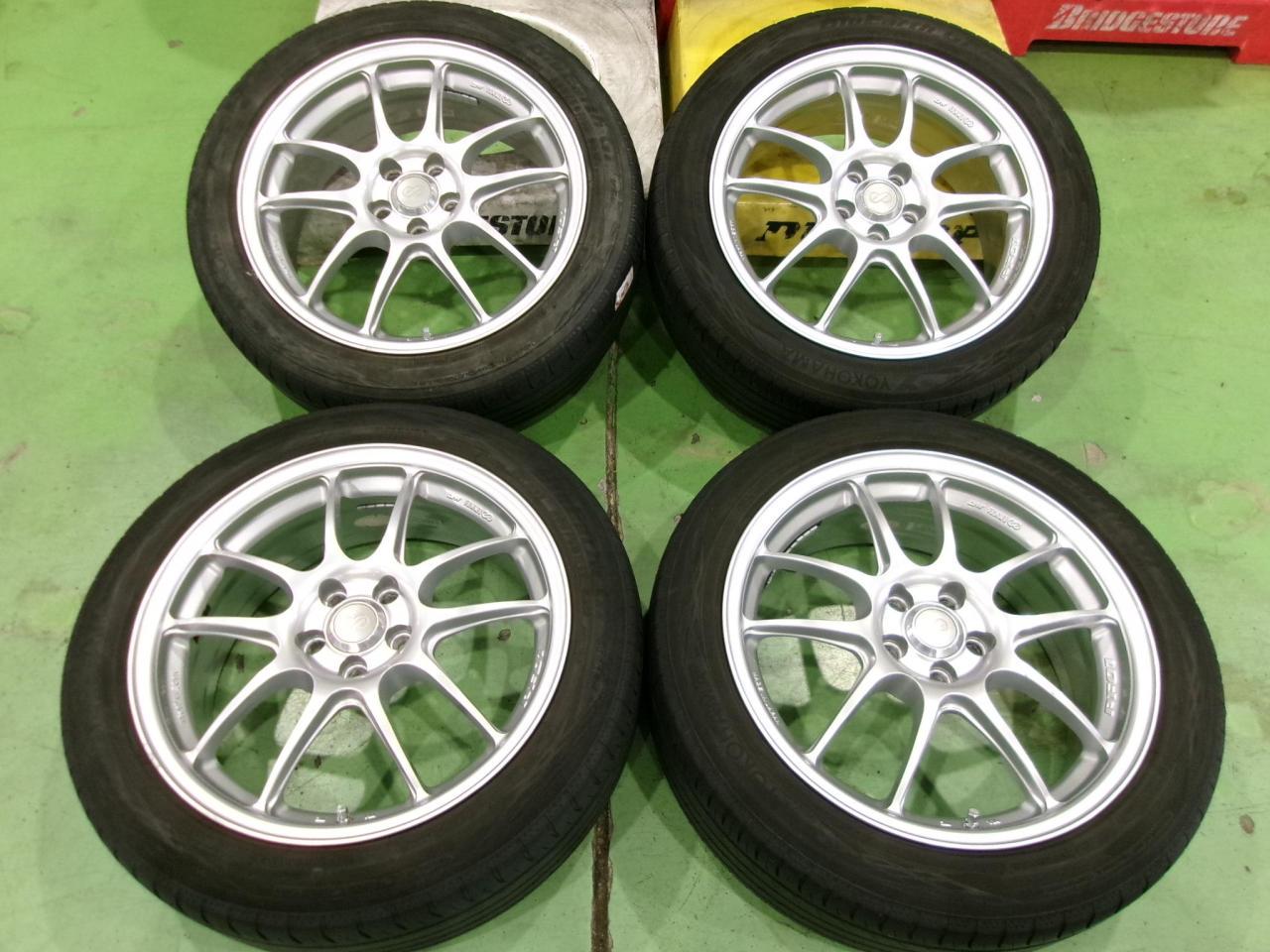 ENKEI PerformanceLine PF01 + YOKOHAMA BluEarth-GT AE51 | 中古品 | アップガレージ ホイールズ厚木インター店 | カー用品 タイヤ ...