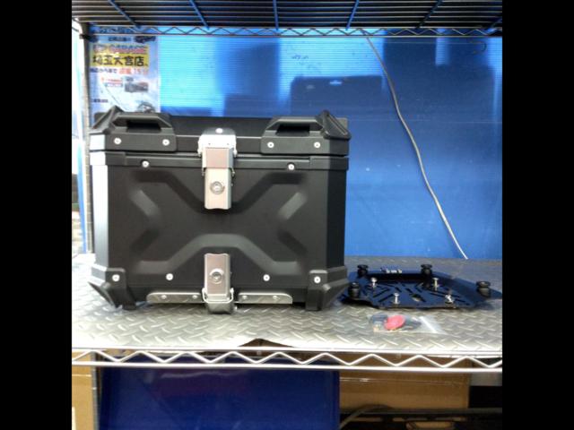 【LASIEYO】アルミトップBOX BLACK | 中古品 | アップガレージ ライダース埼玉上尾店 | バイク用品 ツーリング用品 BOX ...