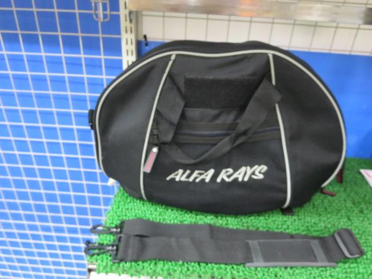 ALFA RAYS ヘルメットバッグ | 中古品 | アップガレージ ライダース埼玉上尾店 | バイク用品 ツーリング用品 バッグ(二輪)を通販で購入する | 中古カー＆バイク用品の販売なら ...