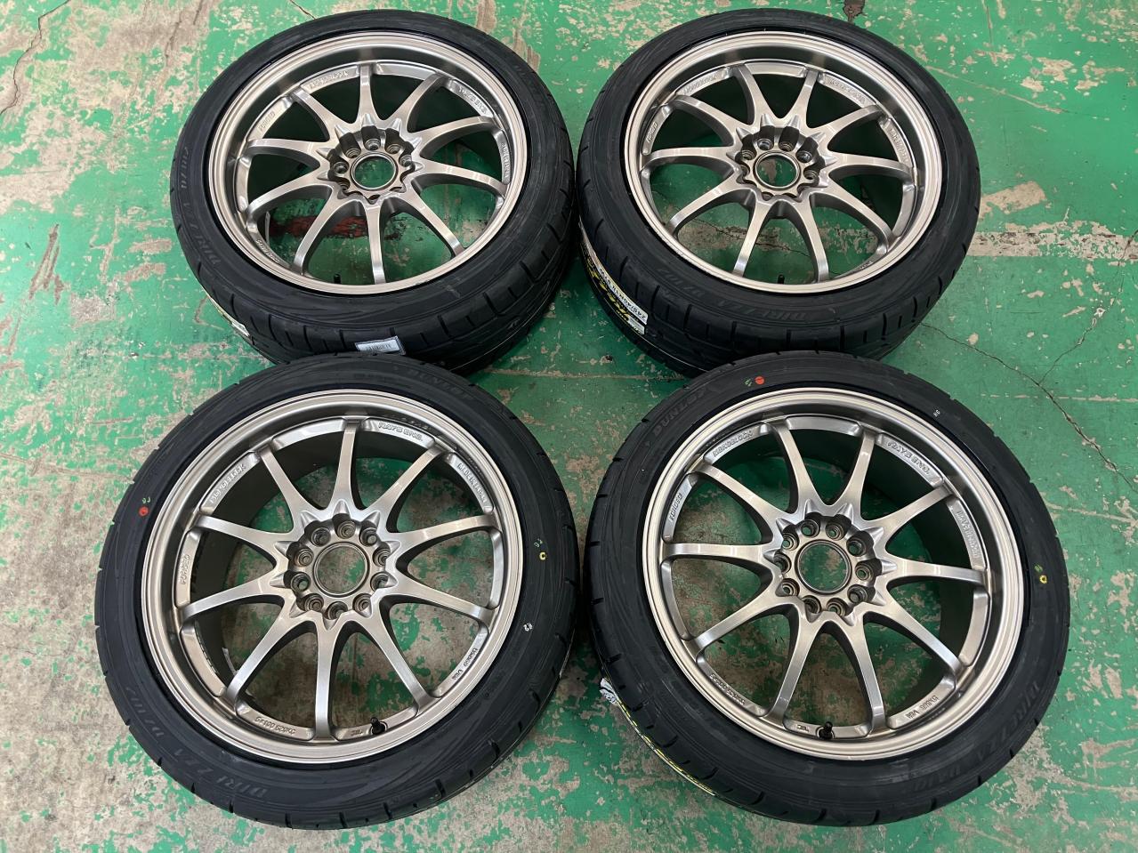 RAYS(レイズ) VOLK RACING CE28N GENESIS + DUNLOP DIREZZA DZ102 | カー用品 タイヤホイールセット 18インチタイヤホイールセットを通販で ...