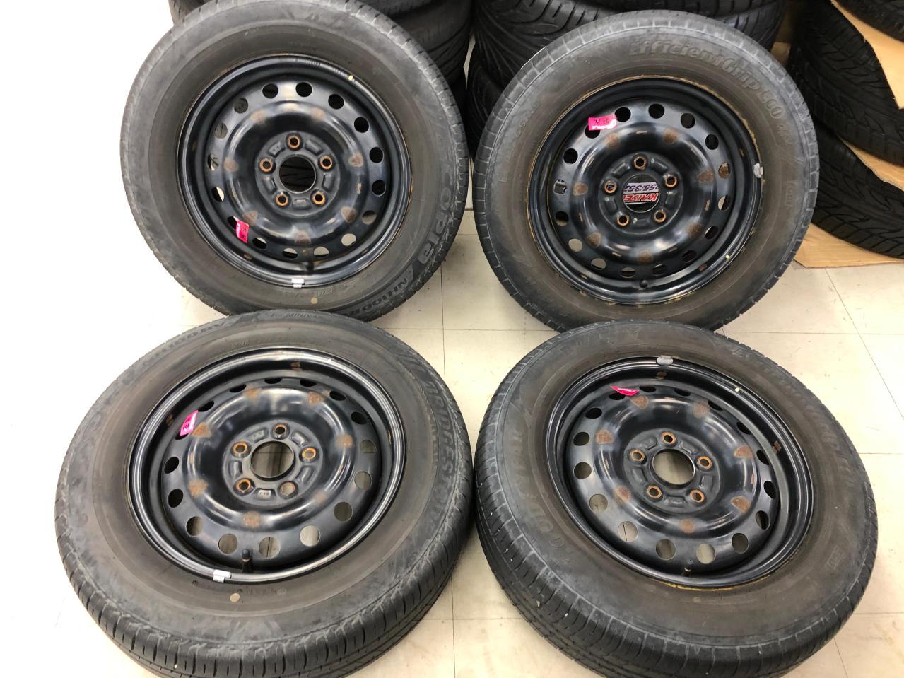 HONDA ステップワゴン純正スチールホイール+GOODYEAR EfficientGripeco Hybrid EG01 ...
