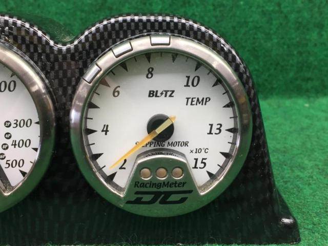 わけあり BLITZ RacingMeter DCⅡ ブースト計/スピード計/温度計 + ライブユニット | カー用品 メーター系 メーターを ...