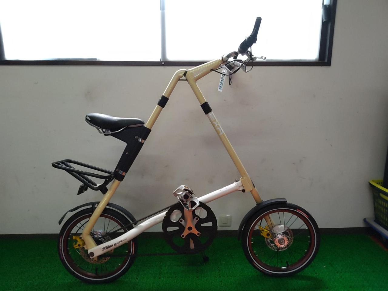 1大特価 STRIDA EXR 16インチ ベルトドライブシングルギア 機械式ディスクブレーキ 折り畳み自転車 クリーム | 折りたたみ自転車を通販で購入する | 中古自転車・自転車パーツを ...