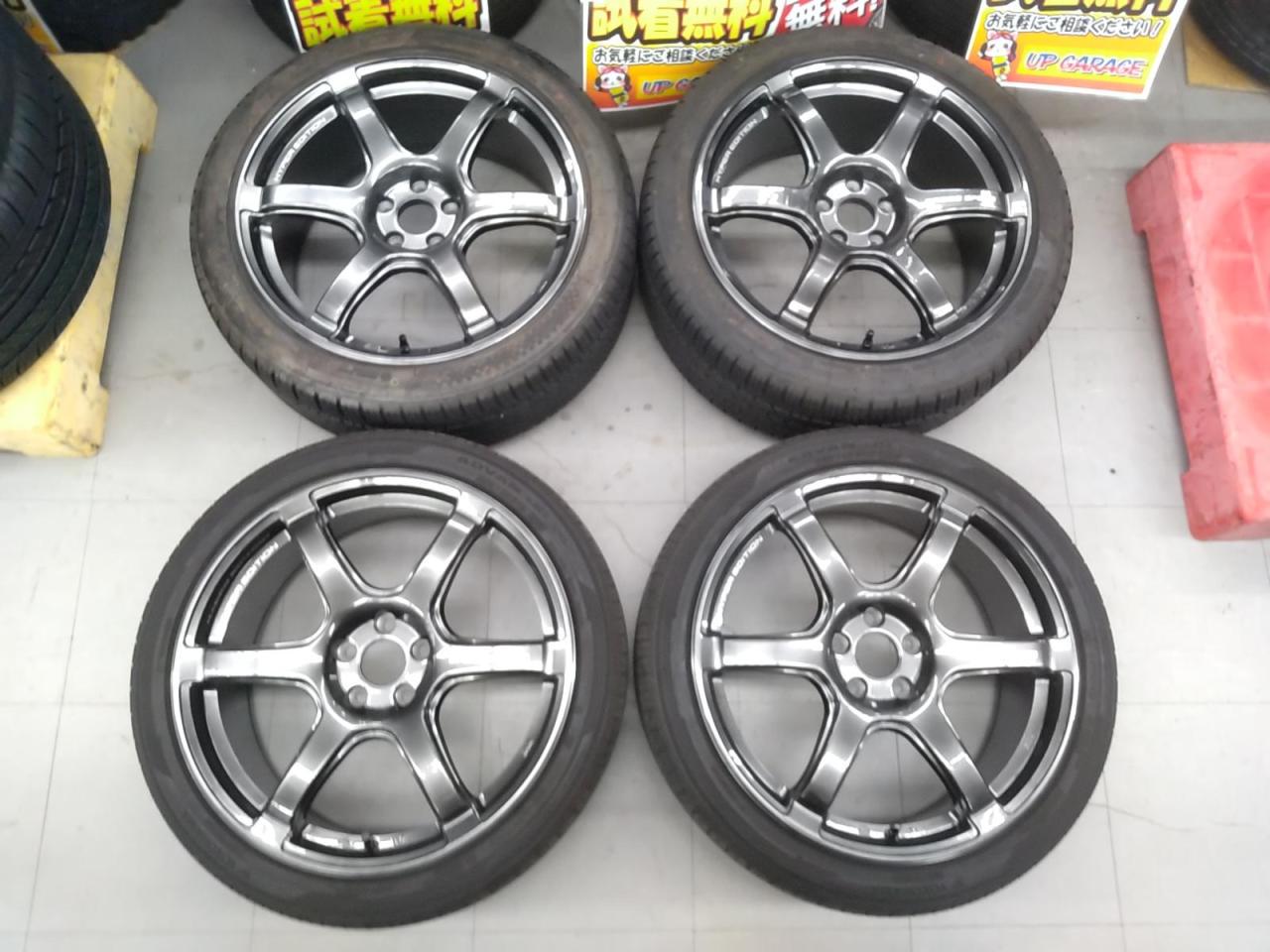 HOT STUFF CROSS SPEED RS6 + YOKOHAMA ADVAN dB / NANKANG NS-25 | カー用品 タイヤホイールセット 18インチタイヤホイールセットを ...