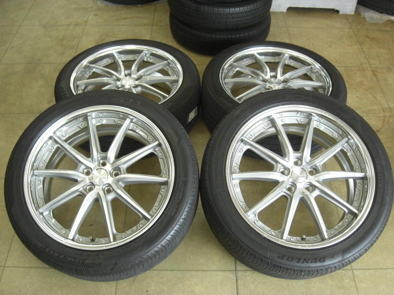 WORK LANVEC LS10+DUNLOP VEURO VE304 | カー用品 タイヤホイールセット 20インチタイヤホイールセットを ...