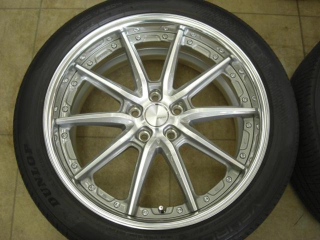WORK LANVEC LS10+DUNLOP VEURO VE304 | カー用品 タイヤホイールセット 20インチタイヤホイールセットを ...