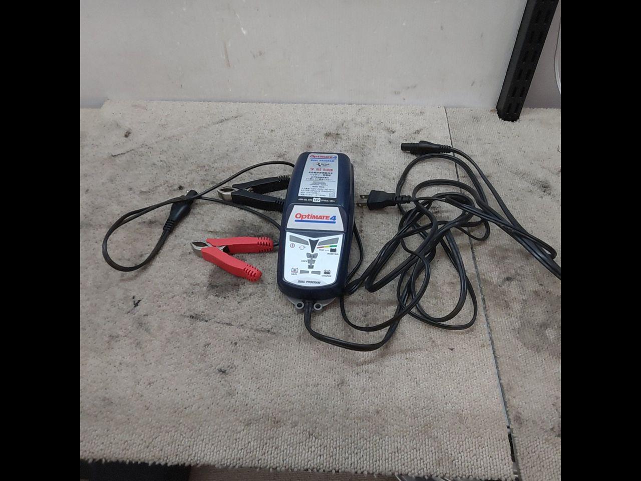 【汎用/12V車】RED BARON(レッドバロン)/Optimate4(オプティメイト4) オプティメート4デュアル バッテリー充電器【全自動バッテリー診断機能付き!!】 | バイク用品 ...