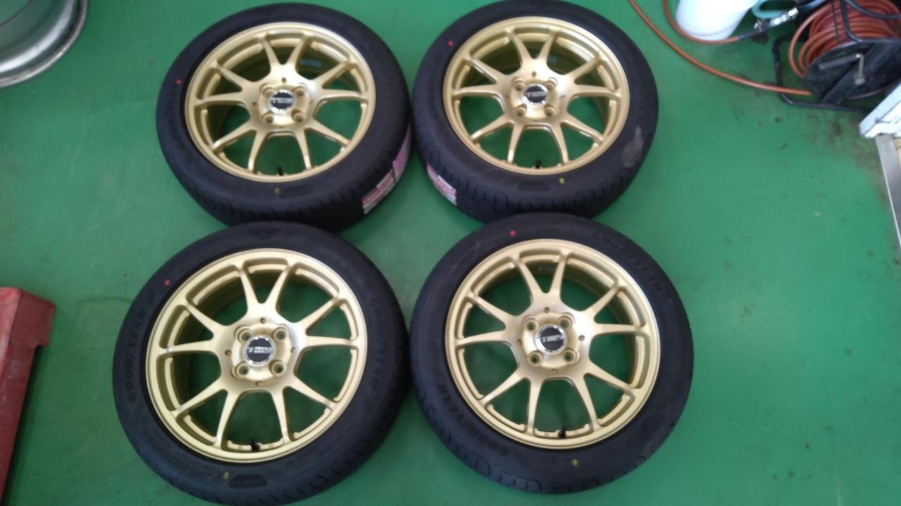 TWS(ティーダブルエス) Motorsport(モータースポーツ) T66-F (4HOLE) + GOODYEAR(グッドイヤー ...