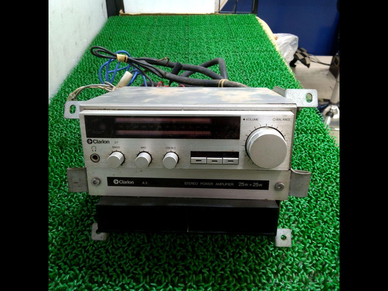 ワケアリ Clarion GC-807A レベルメーター + GA-803A パワーアンプ ☆年式古い為現状販売☆ | カー用品 ヘッド ...