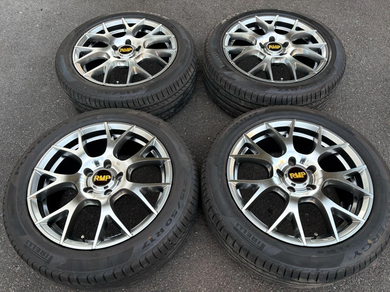 MARUKA SERVICE MID RMP 028F+PIRELLI POWERGY | 中古品 | アップガレージ 和歌山店 | カー用品 タイヤホイールセット 17インチタイヤホイール ...
