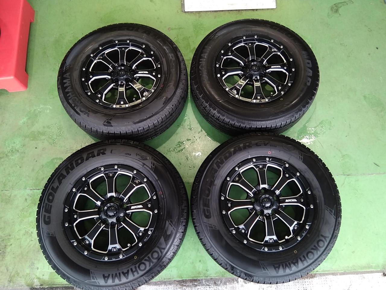 【TRISTAR INTERNATIONAL MKW MK-46+YOKOHAMA GEOLANDAR G058 | カー用品 タイヤホイールセット 16インチタイヤホイールセットを通販で購入 ...