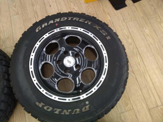 Elford BLOOD STOCK One Piece+DUNLOP GRANDTREK XS1 | 中古品 | アップガレージ 昭島店 | カー用品 タイヤホイールセット 16インチタイヤ ...