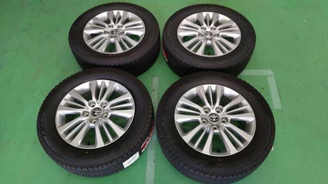 【中古ホイール未使用タイヤ】 トヨタ(TOYOTA) 90系ノア･VOXY純正 + BRIDGESTONE BLIZZAK VRX3 205/60R16 96Q XL 2021年製 4本 ...