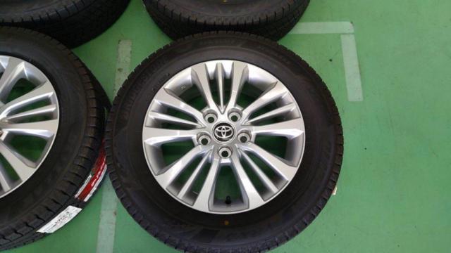 【中古ホイール未使用タイヤ】 トヨタ(TOYOTA) 90系ノア･VOXY純正 + BRIDGESTONE BLIZZAK VRX3 205/60R16 96Q XL 2021年製 4本 ...