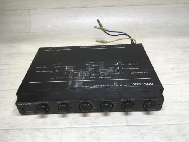 【SONY】 XEC-500 クロスオーバー | 中古品 | アップガレージ 名古屋中川店 | カー用品 アンプ その他アンプを通販で購入する ...