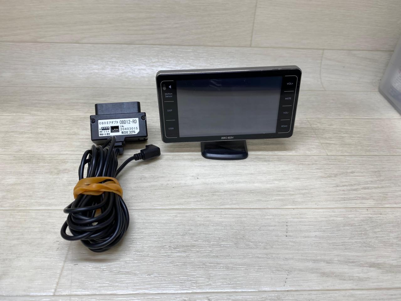 【COMTEC】 ZERO 803V + OBD12-RD | カー用品 電装系 レーダー探知機を通販で購入する | 中古カー＆バイク用品の販売ならアップガレージ