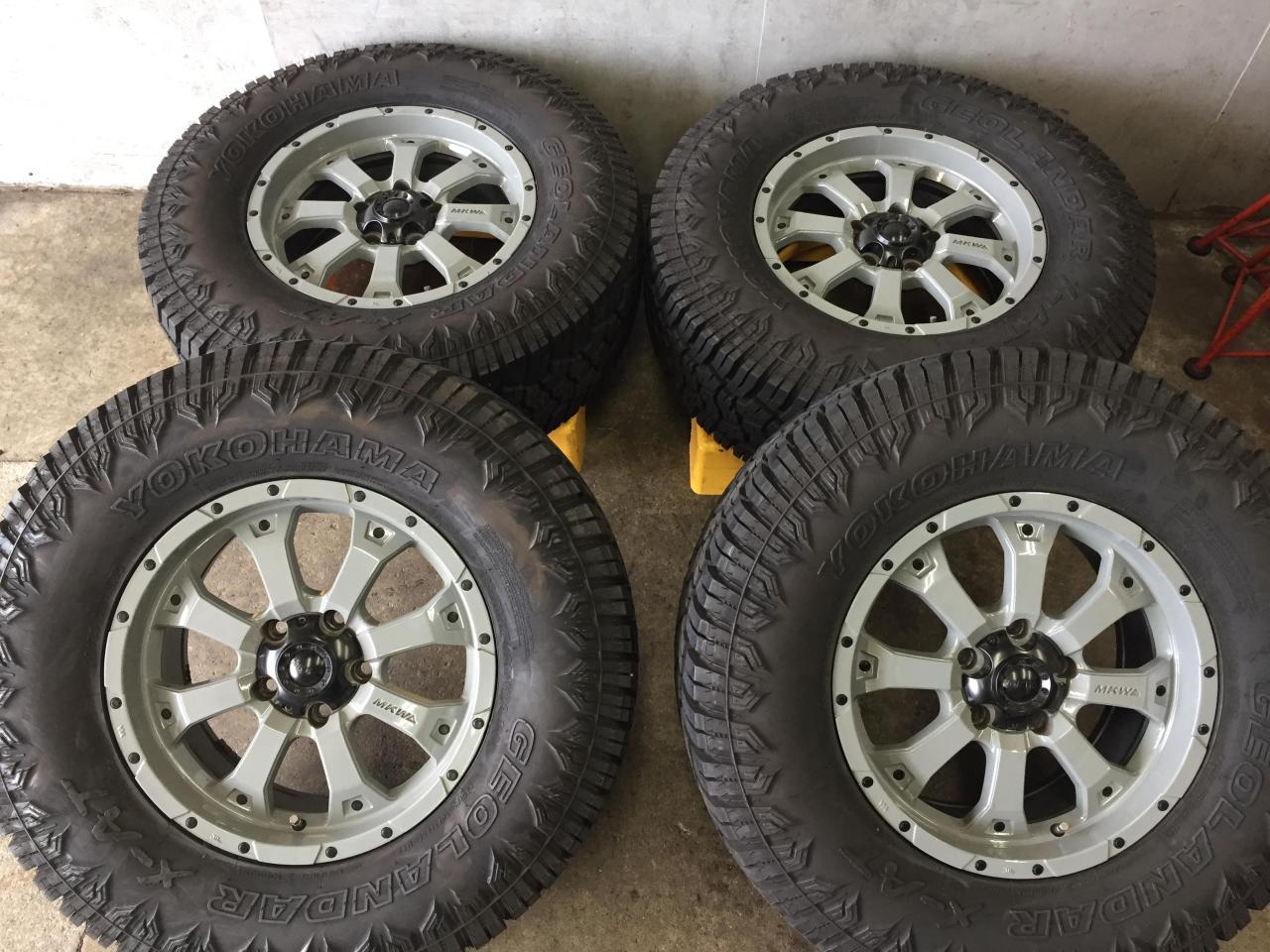 TRISTAR INTERNATIONAL(トライスターインターナショナル) MKW(エムケーダブリュー) MK-46 + YOKOHAMA(ヨコハマ) GEOLANDAR X-AT | 中古 ...