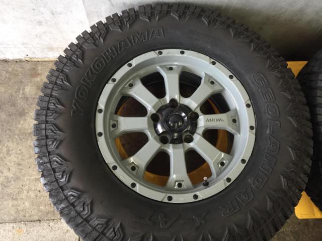 TRISTAR INTERNATIONAL(トライスターインターナショナル) MKW(エムケーダブリュー) MK-46 + YOKOHAMA(ヨコハマ) GEOLANDAR X-AT | 中古 ...