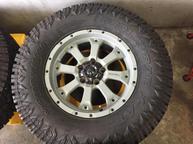 TRISTAR INTERNATIONAL(トライスターインターナショナル) MKW(エムケーダブリュー) MK-46 + YOKOHAMA(ヨコハマ) GEOLANDAR X-AT | 中古 ...