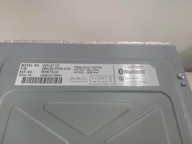 ホンダ純正 Gathers WX-211C ワンセグ/CD/Bluetooth オーディオ | カー用品 ヘッドユニット その他ヘッドユニットを通販で購入する | 中古カー＆バイク用品の販売 ...