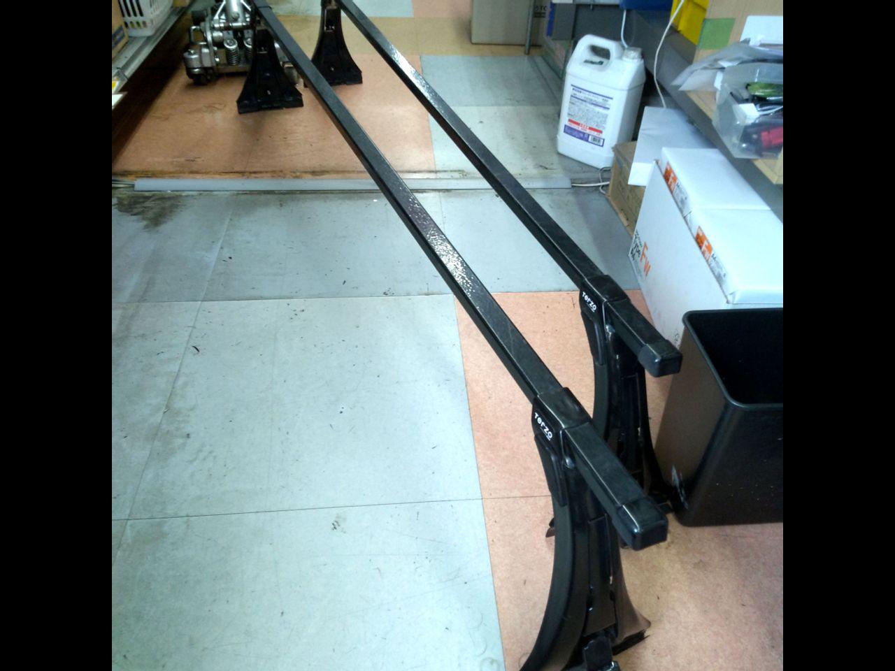 【TERZO】EF8TM + スクエアバー レインモール用ベースキャリアセット | カー用品 キャリアを通販で購入する | 中古カー＆バイク用品の販売ならアップガレージ