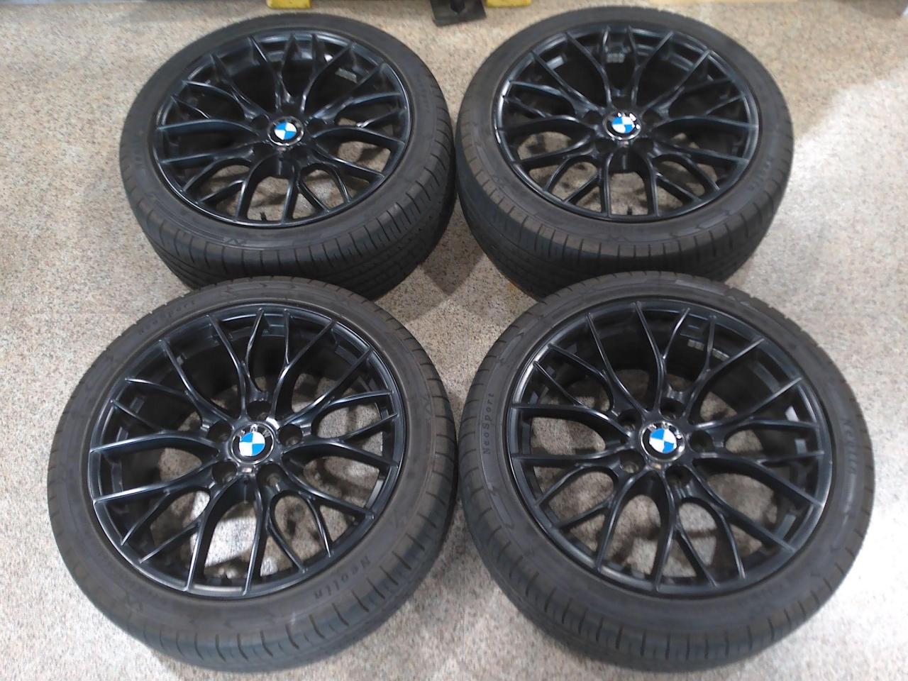BMW M Performance ダブルスポーク・スタイリング405 M純正ホイール+Neorin NeoSport 225/45R18 ...