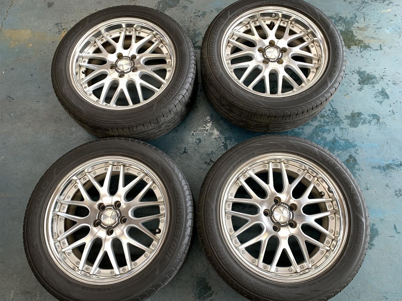 【WORK】LANVEC Lanvec LM1+【BRIDGESTONE】REGNO GRVⅡ 4本セット | カー用品 タイヤホイールセット 18インチタイヤホイールセットを通販で購入する ...
