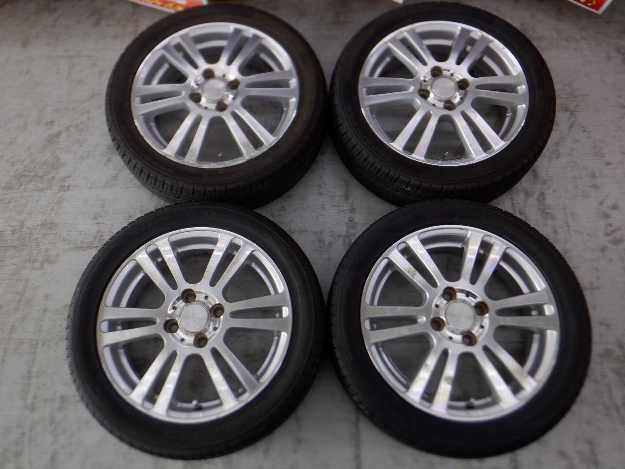 1MARUKA SERVICE ツイン6本スポークホイール + FireStone FIREHAWK WIDEOVAL + GOODYEAR ...