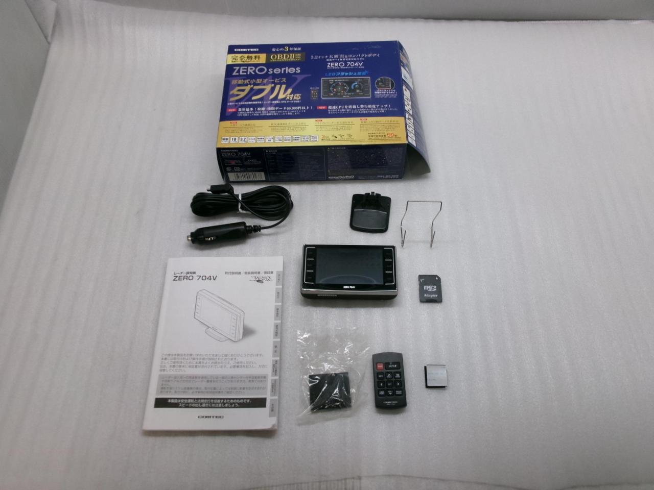 COMTEC ZERO704V | カー用品 電装系 レーダー探知機を通販で購入する | 中古カー＆バイク用品の販売ならアップガレージ