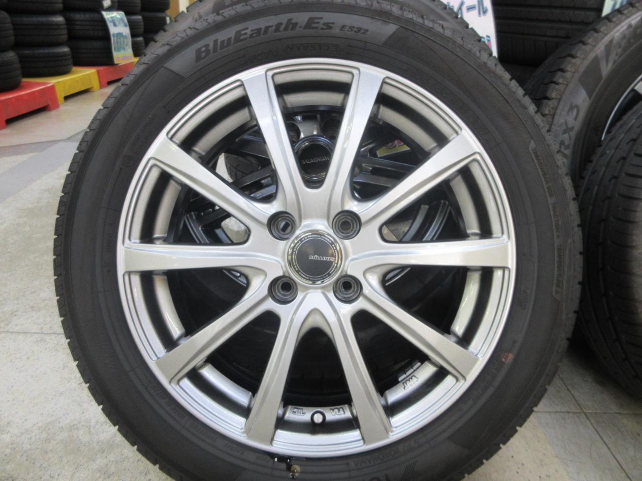 YFC MILLOUS VX + YOKOHAMA BluEarth-Es ES32 | カー用品 タイヤホイールセット 16インチタイヤホイールセットを通販で購入する | 中古カー＆バイク用 ...