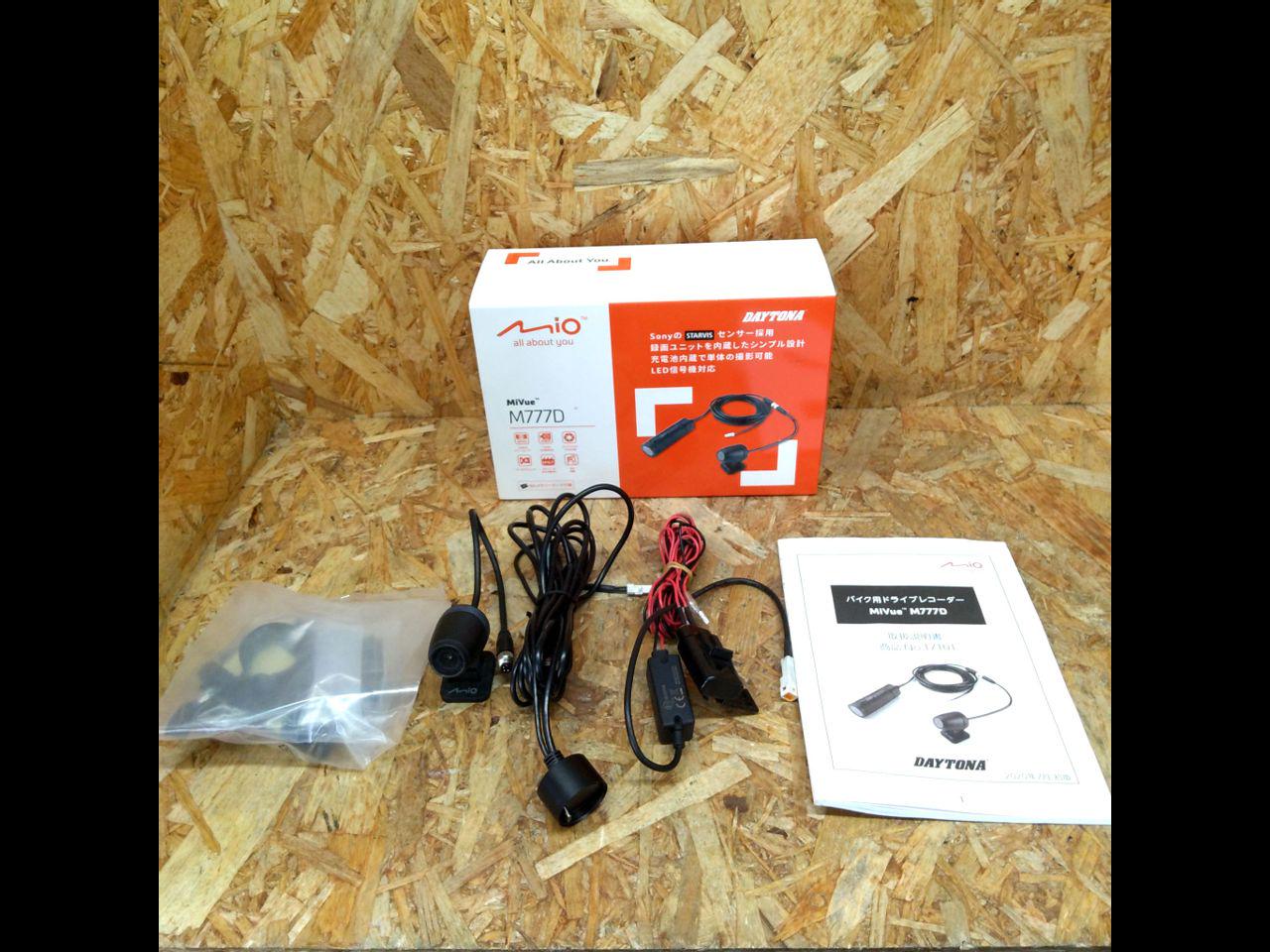 DAYTONA Mio MiViue M777D バイク用ドライブレコーダー | バイク用品 その他(バイク用品) その他バイク用品(二輪)を通販で購入する | 中古カー＆バイク用品の販売なら ...