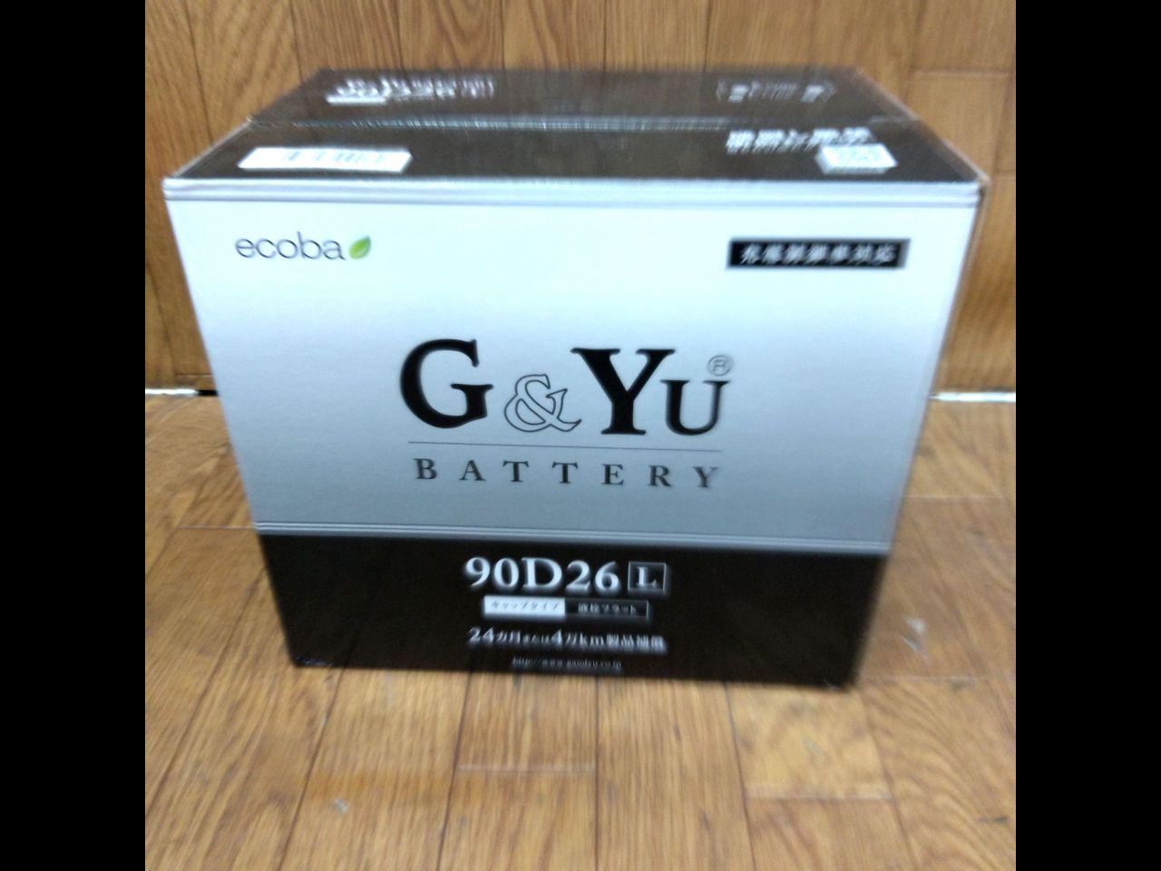 G&Yu 90D26L バッテリー | 新古品 | アップガレージ 一宮インター店 | カー用品 メンテナンス バッテリーを通販で購入する | 中古カー＆バイク用品の販売ならアップガレージ