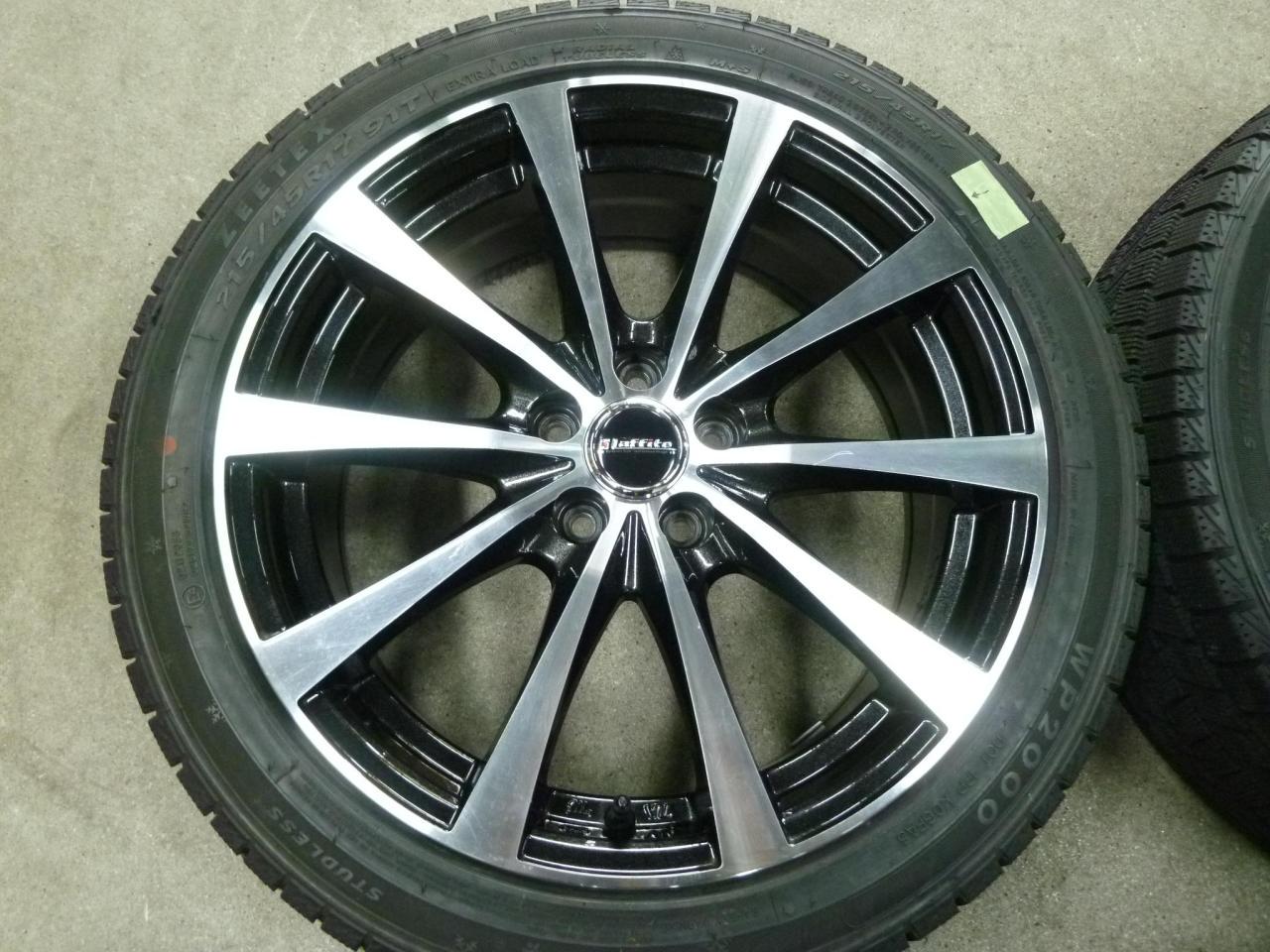 HOT STUFF Laffite LE-03 + ZEETEX WP2000 | 中古品 | アップガレージ 広島五日市店 | カー用品 スタッドレスタイヤホイールセット 17インチ ...