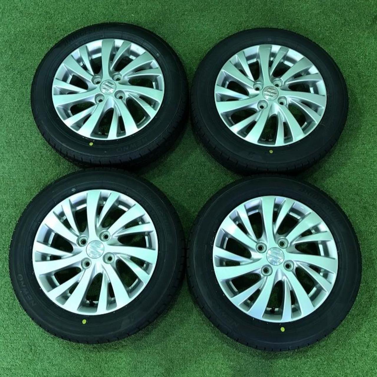 【人気!】 ワゴンR/MH44S FZ/スティングレーX 純正 + BRIDGESTONE(ブリヂストン) NEWNO(ニューノ) | カー用品 タイヤホイールセット 14インチタイヤホイール ...