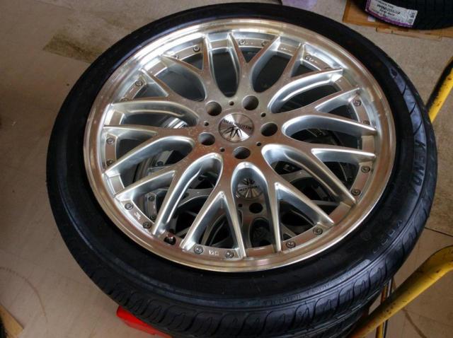 BADX(バドックス) 632 LOXARNY(ロクサーニ) LOXARNY MULTI FORCHETTA (5HOLE) + KENDA(ケンダ) KR32 225/45R19 4本 20 ...