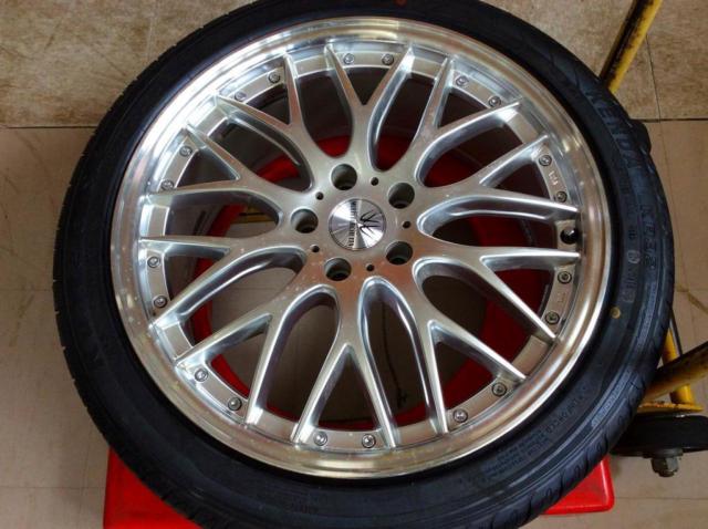 BADX(バドックス) 632 LOXARNY(ロクサーニ) LOXARNY MULTI FORCHETTA (5HOLE) + KENDA(ケンダ) KR32 225/45R19 4本 20 ...