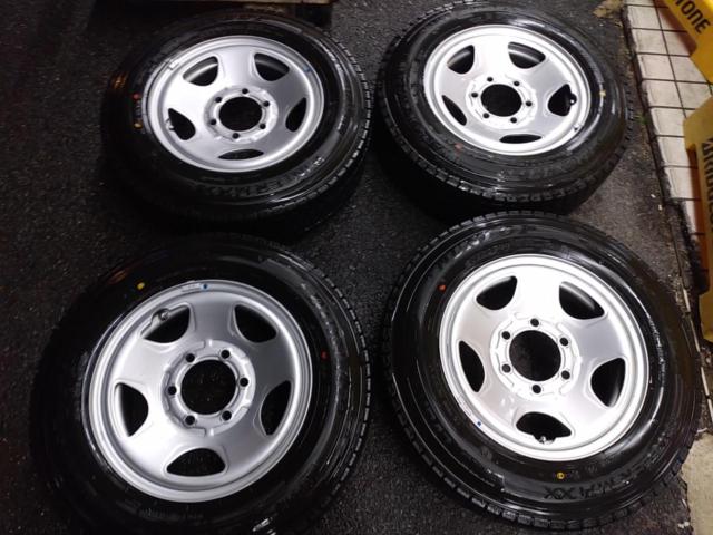【TOPY(トピー)】STEEL WHEEL(スチールホイール) TF382+【DUNLOP】WINTER MAXX LV01 for LT ...