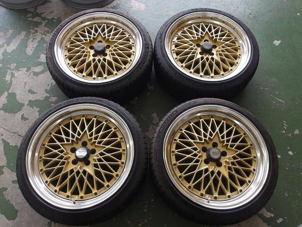TANABE(タナベ) Formula(フォーミュラ) SSR MESH (18・19inch) FMゴールド + MICHELIN ...