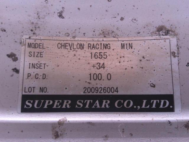 SUPERSTAR CHEVLON RACING M1N + KENDA KAISER KR20【タイヤ未使用】 | 中古品 | アップガレージ 米子店 | カー用品 タイヤホイールセット ...