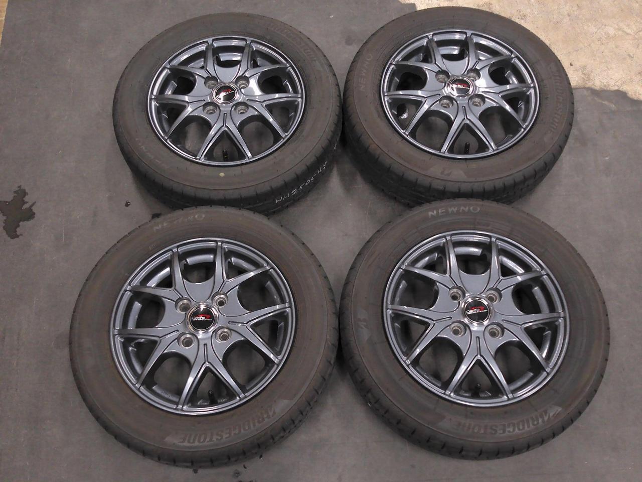 weds carifa + BRIDGESTONE NEWNO | 中古品 | アップガレージ 東岡山店 | カー用品 タイヤホイールセット ...