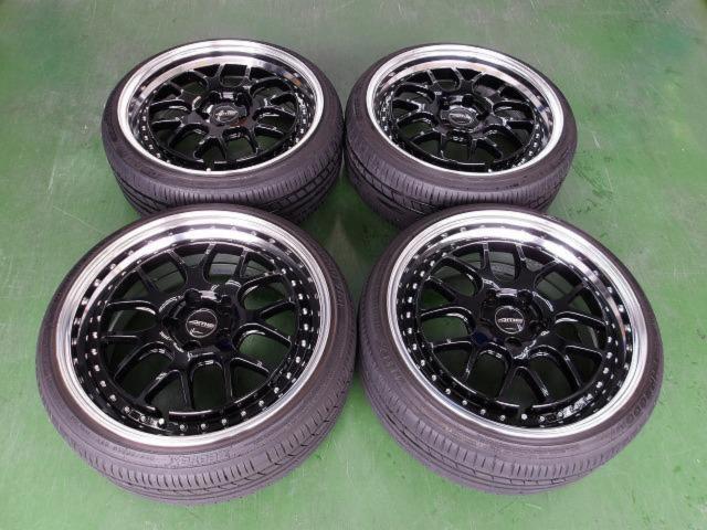 3【AME】SHALLEN(シャレン) VMX+ ZEETEX HP2000vfm | カー用品 タイヤホイールセット 19インチタイヤ ...