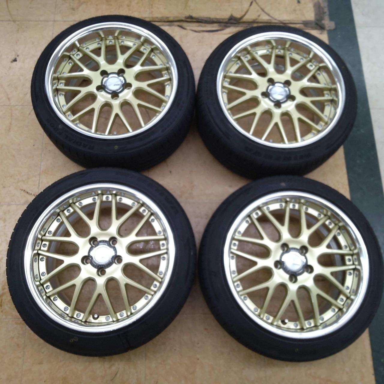 WORK(ワーク) LANVEC Lanvec LM1 + 【MINERVA】 F205 | 中古品 | アップガレージ 福岡新宮店 | カー用品 タイヤホイールセット 18インチタイヤ ...