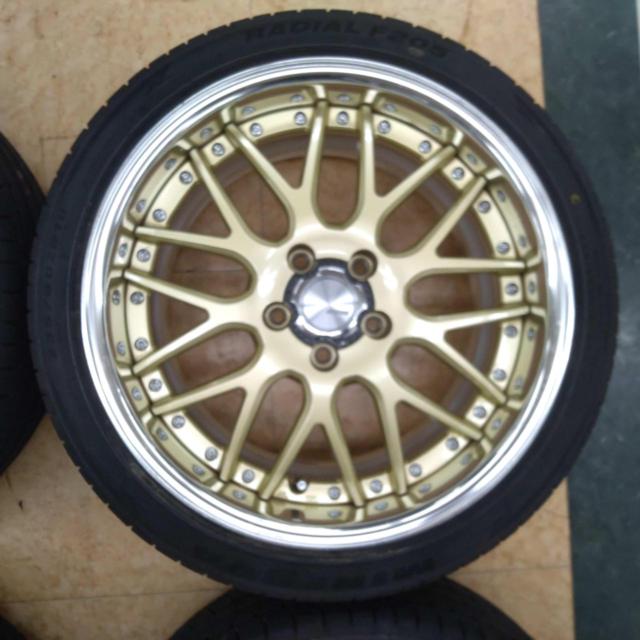 WORK(ワーク) LANVEC Lanvec LM1 + 【MINERVA】 F205 | 中古品 | アップガレージ 横浜戸塚店 | カー用品 タイヤホイールセット 18インチタイヤ ...