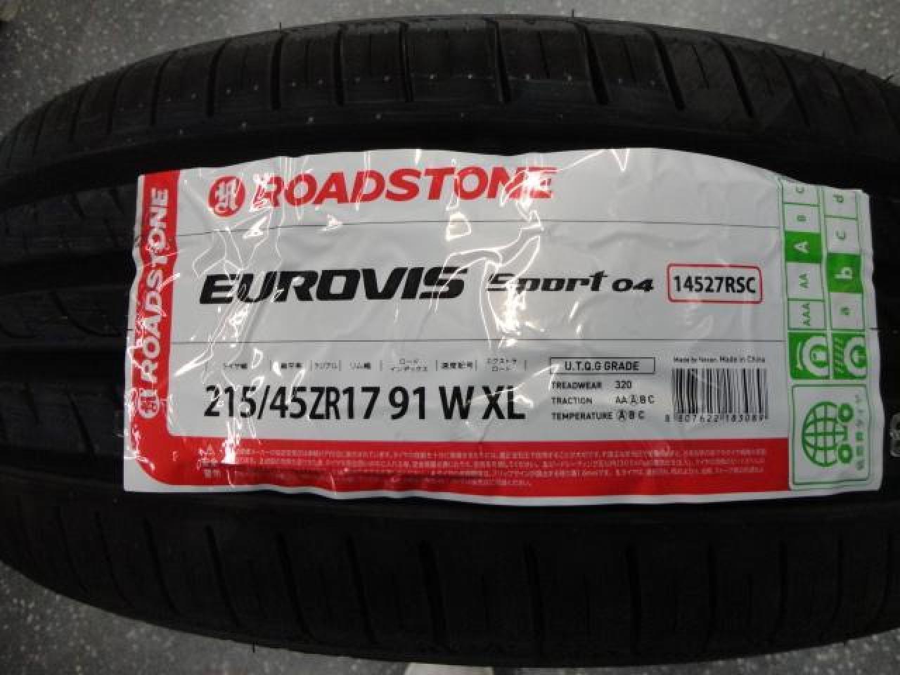 ROADSTONE EUROVIS SP04 | カー用品 タイヤ 17インチタイヤを通販で購入する | 中古カー＆バイク用品の販売ならアップガレージ