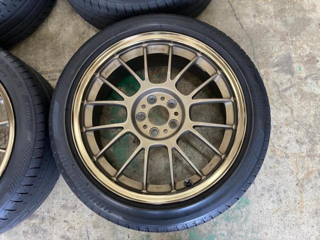RAYS VOLK RACING SE37K + BRIDGESTONE TURANZA T002 | カー用品 タイヤホイールセット 17 ...