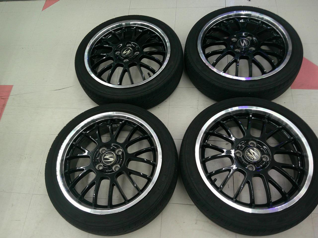 【BADX(バドックス)】S-HOLD(エスホールド) GLANZ+【GOODYEAR】EAGLE LS2000 Hybrid | カー用品 タイヤホイールセット 16インチタイヤホイール ...
